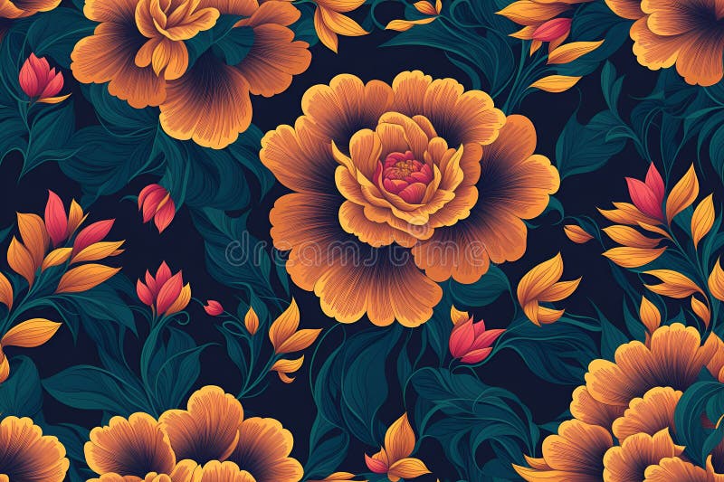 Seamless Patterns Repeating Patterns Design Fabric Floral Color ...