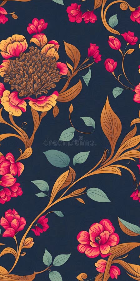 Seamless Patterns Repeating Patterns Design Fabric Floral Color ...