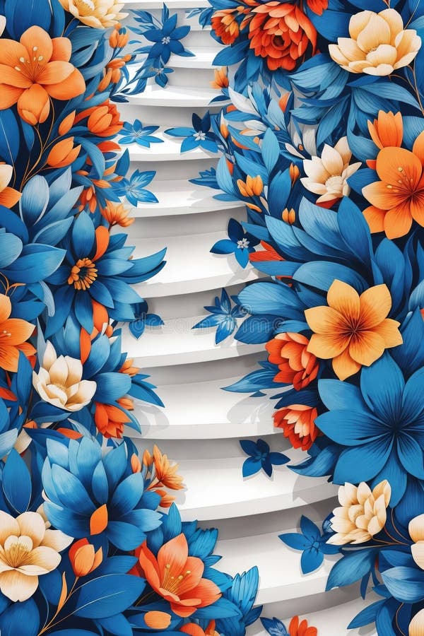 Seamless Patterns, Repeating Steps Pattern Design, Fabric Art, Flat ...