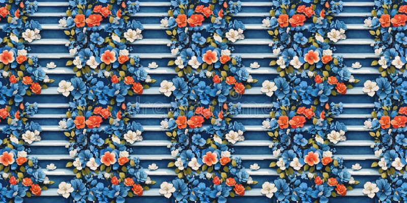 Seamless Patterns Repeating Steps Pattern Design Fabric Art Flat ...