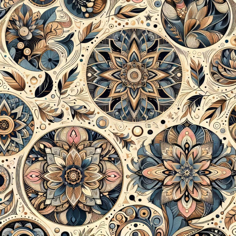 Seamless Patterns for Textile and Surface Design Repeating Patte Stock Illustration ...