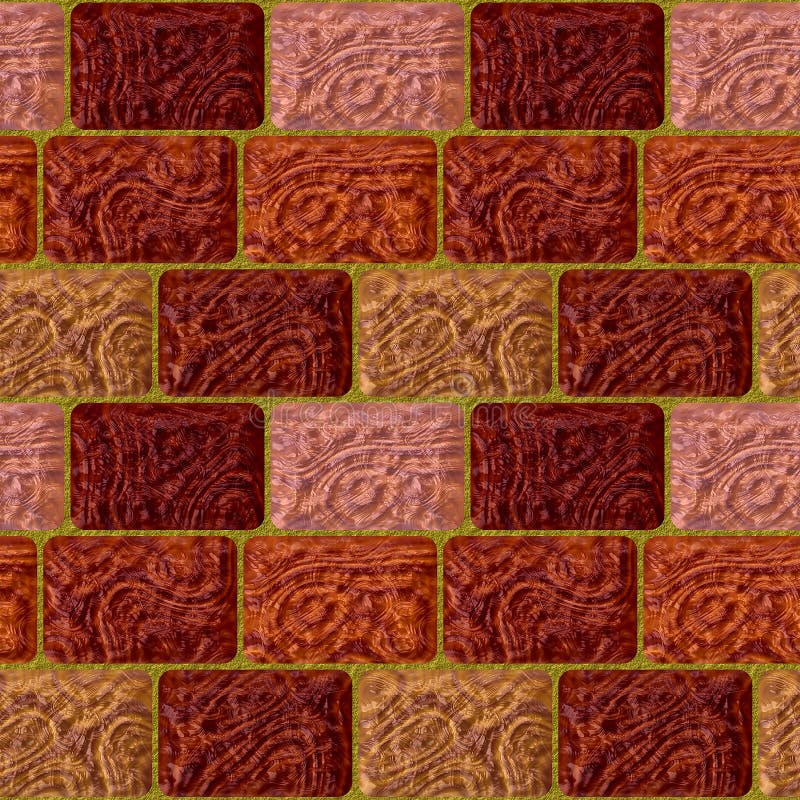 Seamless Pavement Pattern with Rough Beige, Brown and Gold Marbled ...