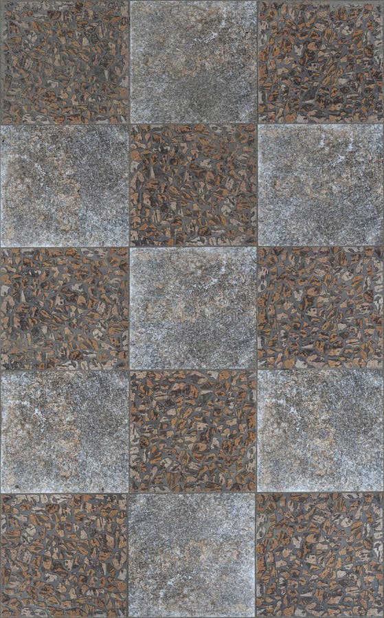 Seamless Pavement Tiles with Small Stones Stock Photo - Image of brown ...