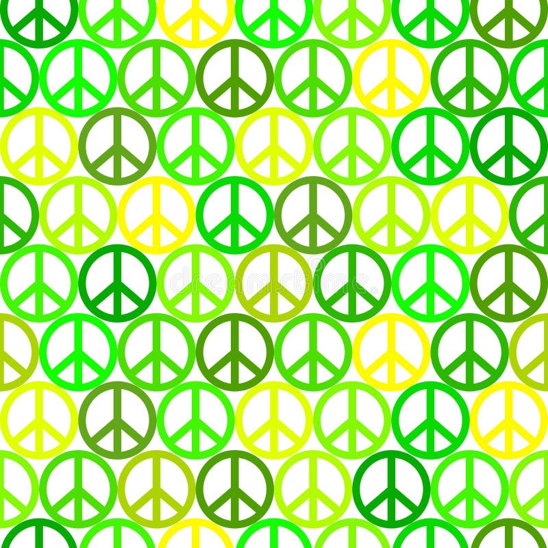 Peace pattern stock vector. Illustration of adorable - 14722346