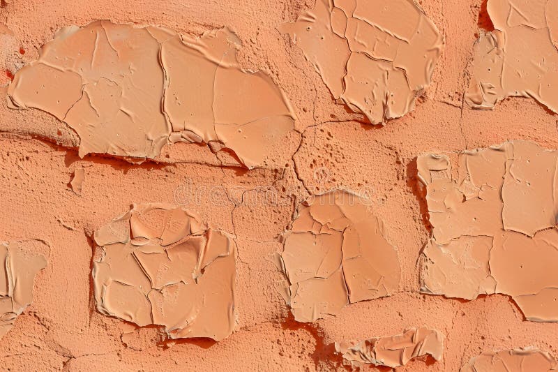 Seamless Peach Orange Stucco Wall Texture Stock Illustration ...