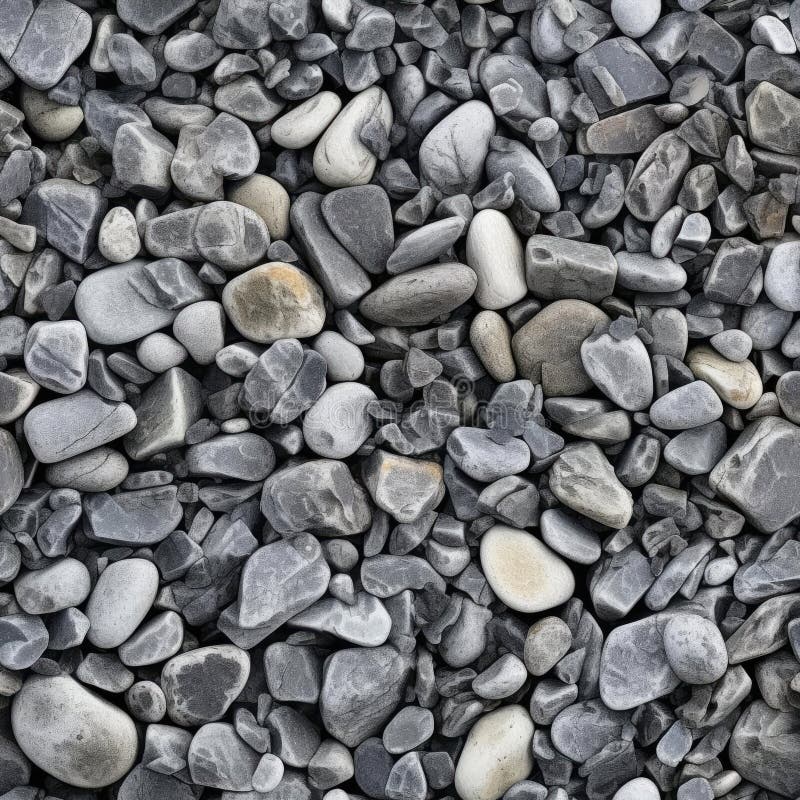 Seamless Pebble Beach Texture Stock Photo - Image of surface ...