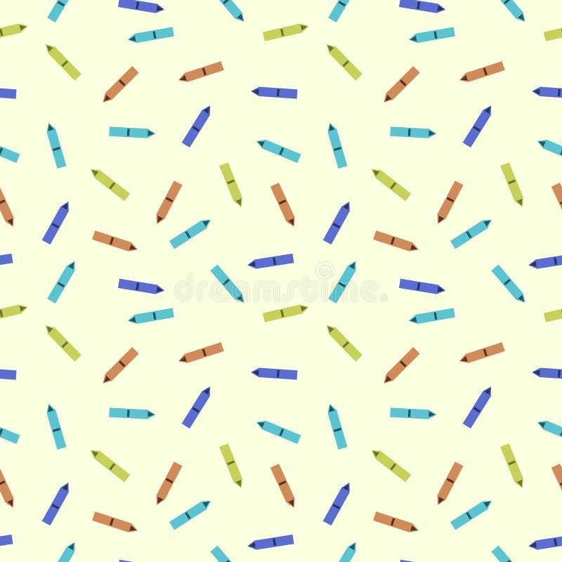 Seamless pen pattern stock vector. Illustration of graphic - 100686628