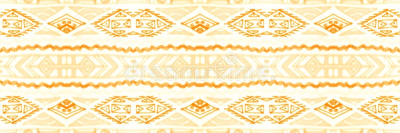 Seamless Peruvian Pattern. Hand Drawn Aztec Illustration. Stock ...