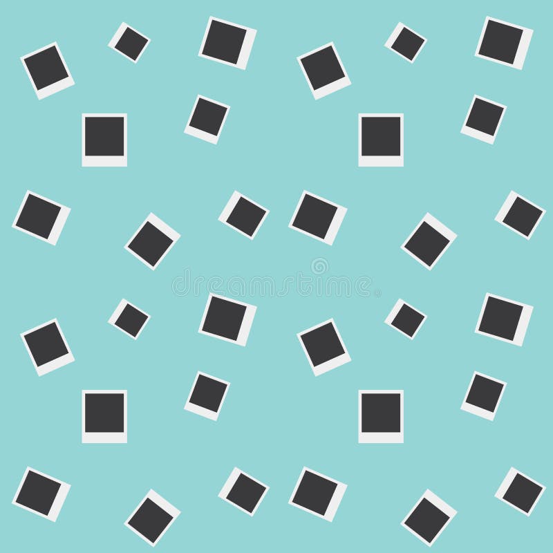 Seamless Photo Cards Pattern Stock Vector - Illustration of seamless ...