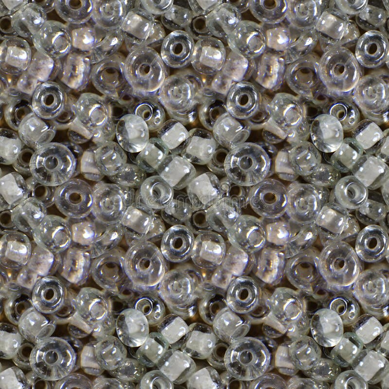 Seamless Photo Texture of Glass Beads Stock Image - Image of lens ...
