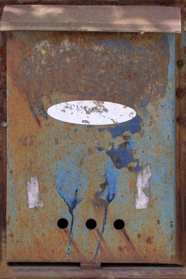 Seamless Photo Texture of Mailbox Stack with Rust Stock Photo - Image ...