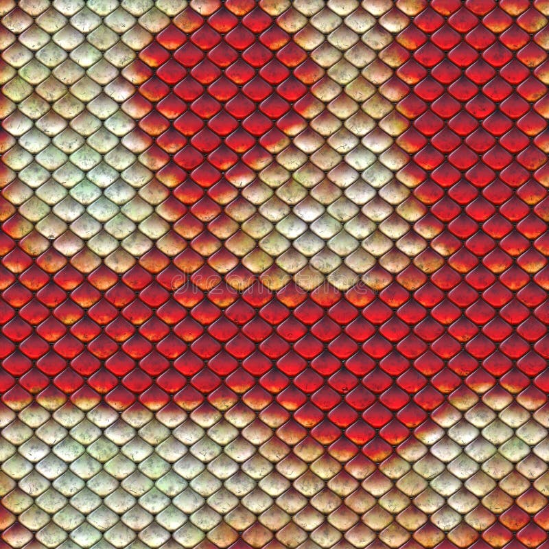 Seamless Piece of Snake Leather Stock Illustration - Illustration of ...