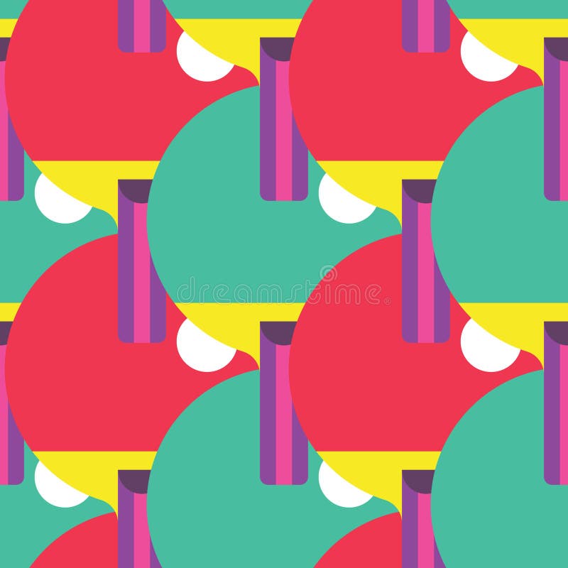Seamless Ping Pong Pattern Stock Illustrations – 499 Seamless Ping Pong ...