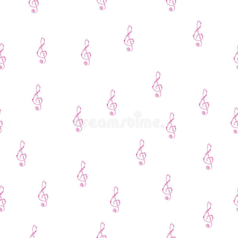 Music Note Repeating Pattern Stock Illustrations – 421 Music Note ...