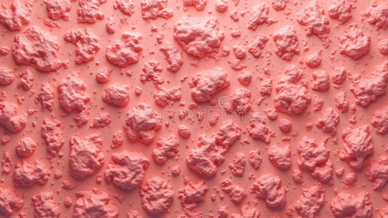 Seamless Pink Plaster Texture, Microscopic Brain Glial Cell Pattern ...