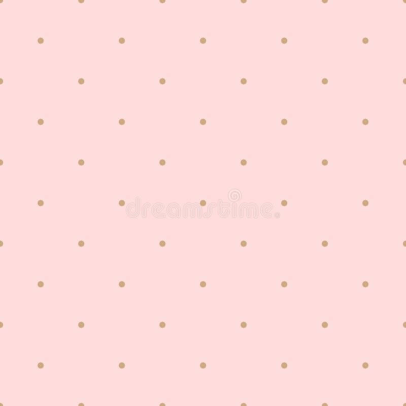 Seamless Pink Polka Background Stock Vector - Illustration of modern ...