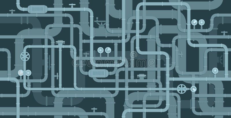 Seamless pipe. stock vector. Illustration of piping - 321387487