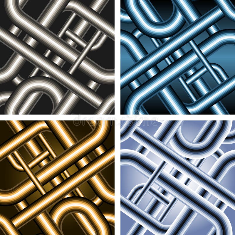 Seamless pipe pattern stock vector. Illustration of steel - 35201690