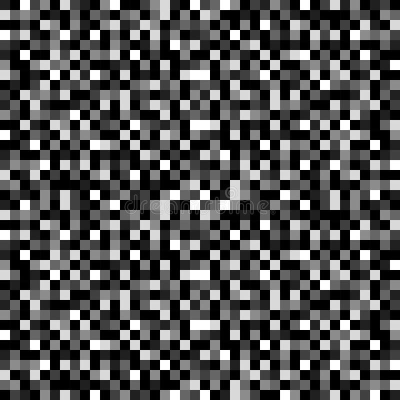 Geometric Pixel TV Screen Noise Card Black Gray White Pattern Vector ...
