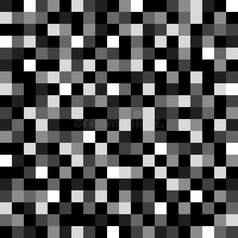 Pixel Art Style Noise Seamless Vector Background White Stock Vector ...