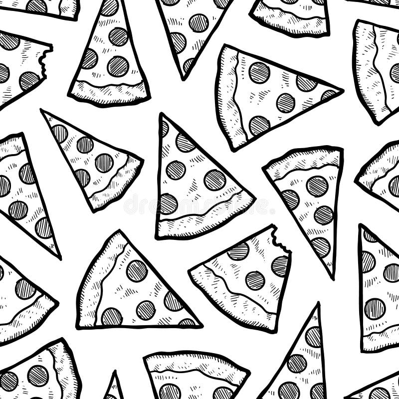 Seamless Pizza Slice Vector Background Stock Vector - Image: 28194354 Seamless Pizza Slice Vector Background Stock Vector - Image: 28194354