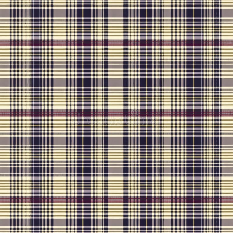 Seamless Plaid Design in Stripes. Checkered Fabric Texture Pattern ...