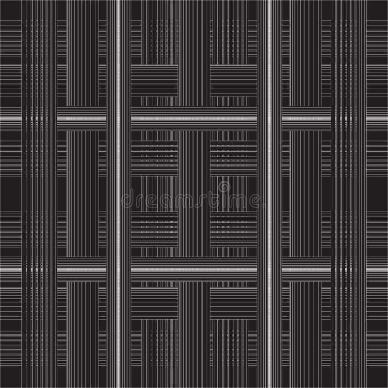 Seamless Plaid Line Pattern Design Stock Vector - Illustration of ...