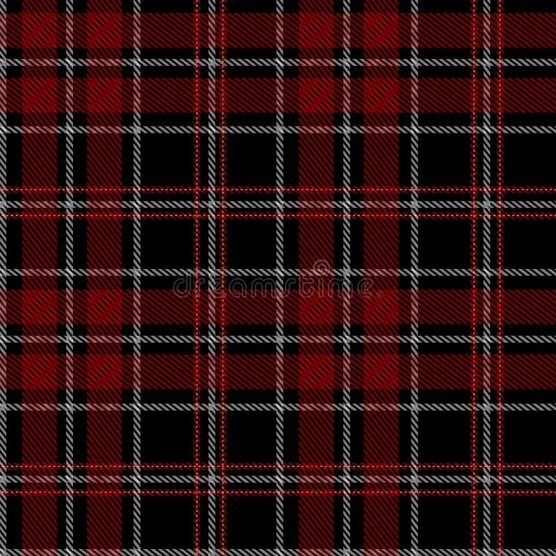 Seamless Plaid Line Pattern Design Stock Illustration - Illustration of ...