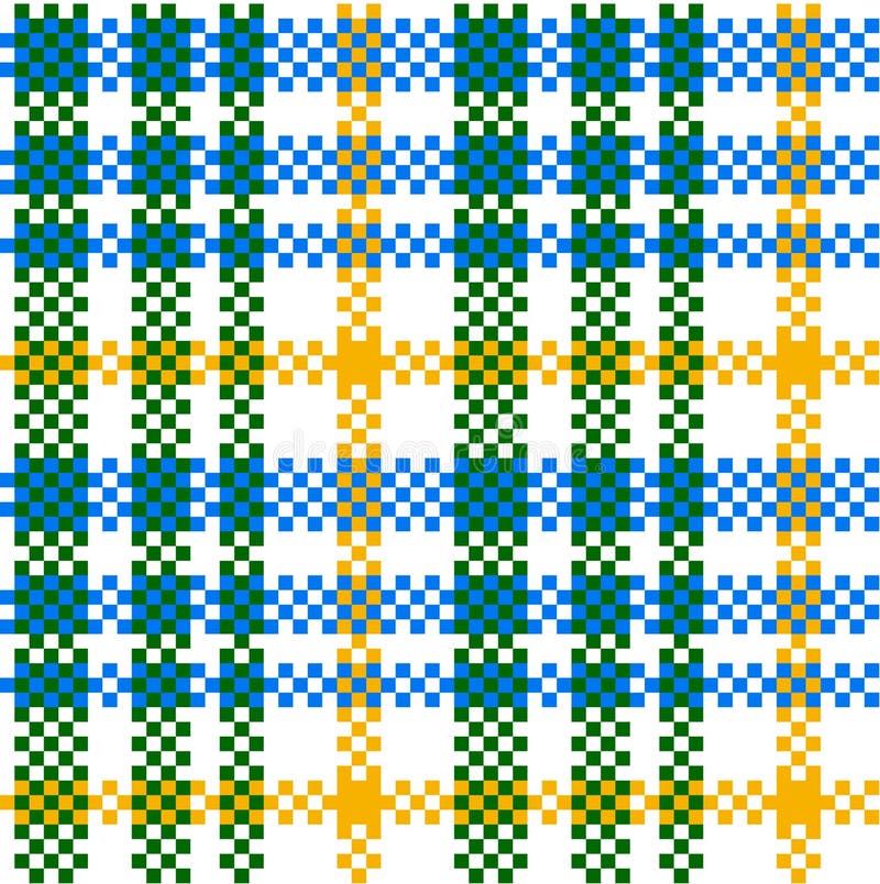 Seamless plaid pattern stock illustration. Illustration of backdrop ...