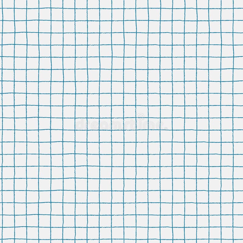 Seamless Plaid Pattern with Hand Drawn Grid on Beige Background Stock ...