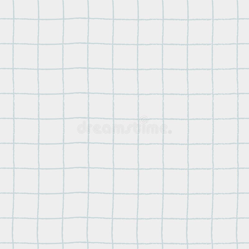 Seamless Plaid Pattern with Hand Drawn Grid on Light Background Stock ...