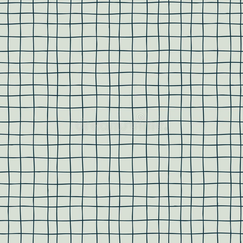 Seamless Plaid Pattern with Hand Drawn Grid on Light Background Stock ...