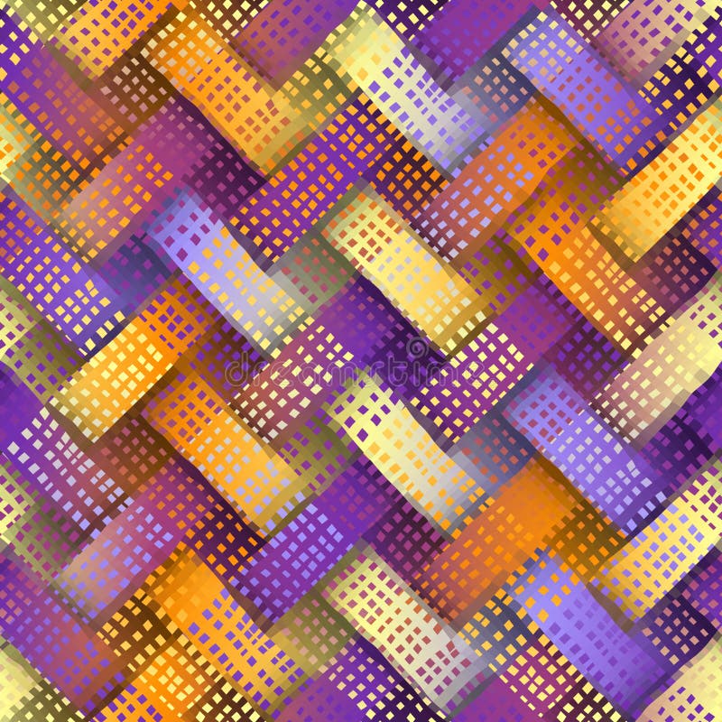 Imitation of a Texture of Rough Canvas. Seamless Pattern. Stock Vector ...