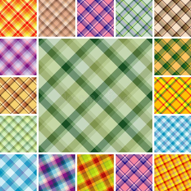 Big Square Plaid Patterns Stock Illustrations – 31 Big Square Plaid ...