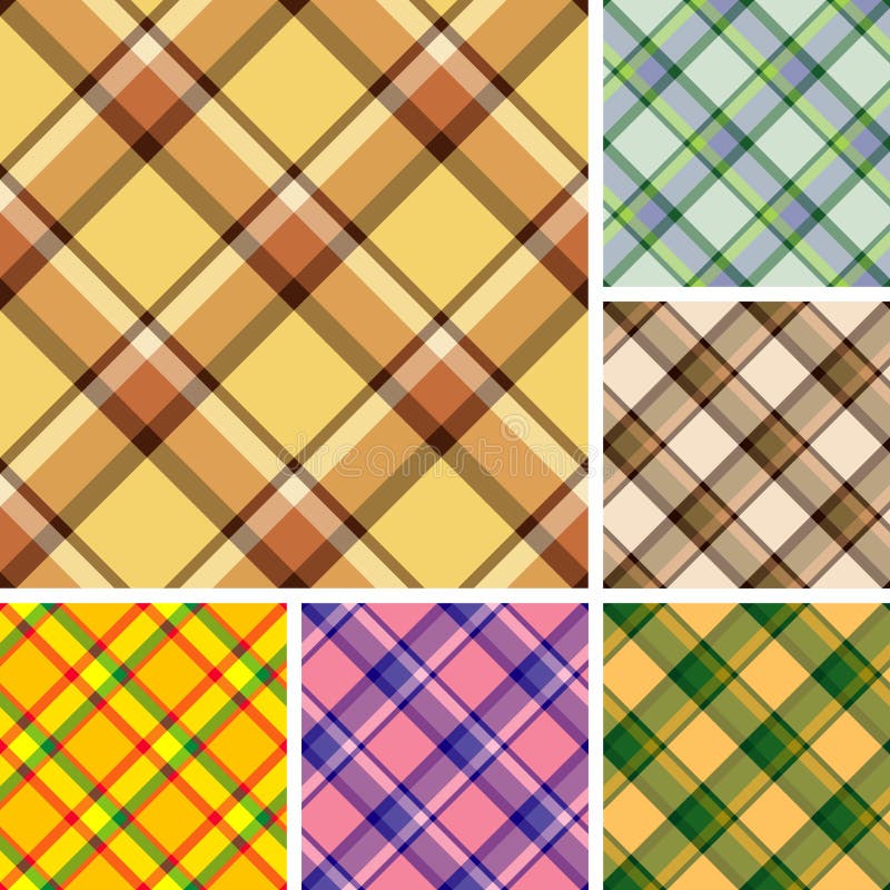 Plaid patterns stock illustration. Illustration of tile - 14786357