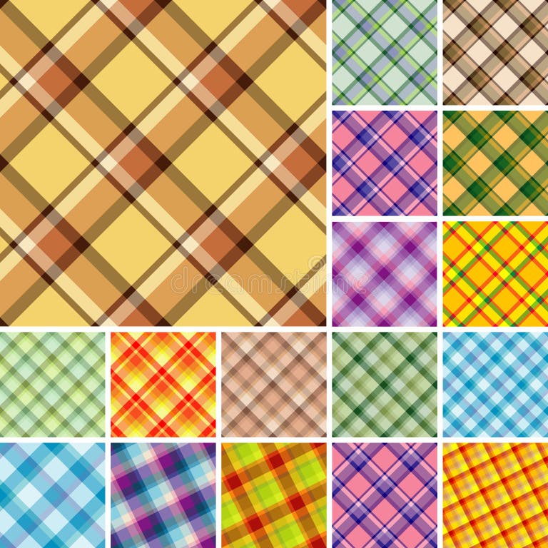 Big Square Plaid Patterns Stock Illustrations – 31 Big Square Plaid ...