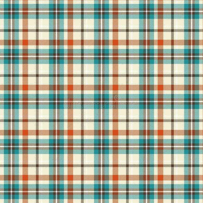 Seamless Plaid Patterns in Green Orange Brown and Beige for Textile ...