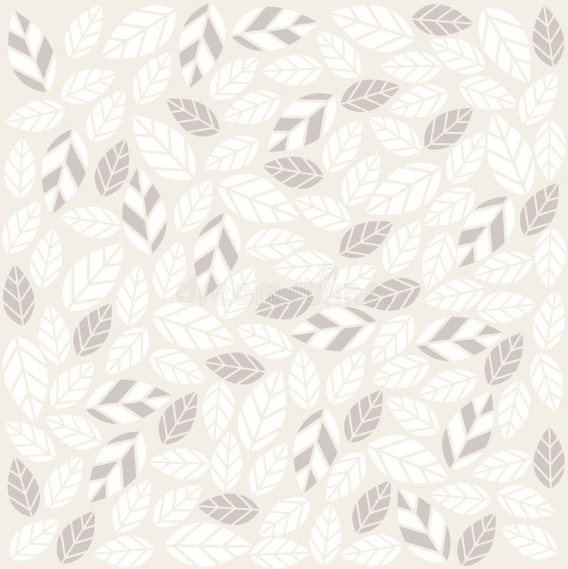 Seamless Plant Pattern with Fabric Texture Stock Vector - Illustration ...