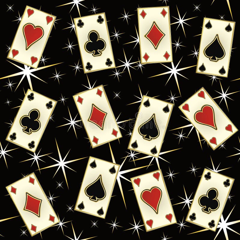 Seamless Poker Pattern Stock Illustrations – 2,982 Seamless Poker ...