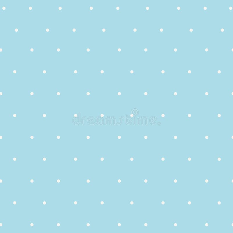 Seamless Polka Dot Pattern with a Blue and White Stock Vector ...