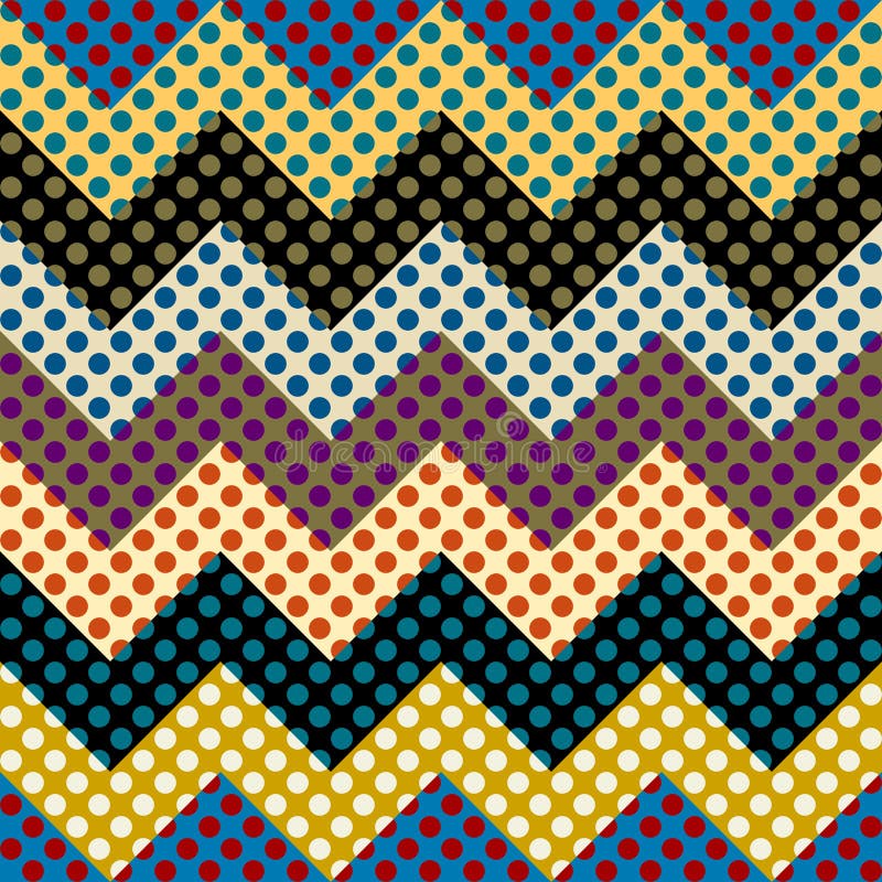 Seamless Polka Dot Pattern Vector Illustration. Stock Vector ...