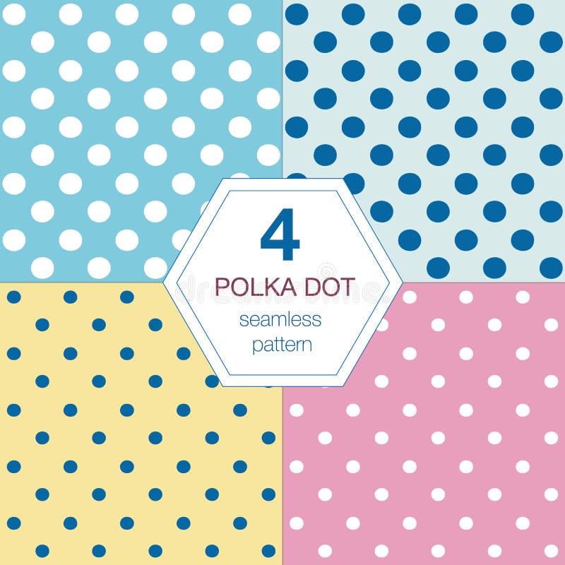 Seamless polka dot pattern stock vector. Illustration of style - 83667711