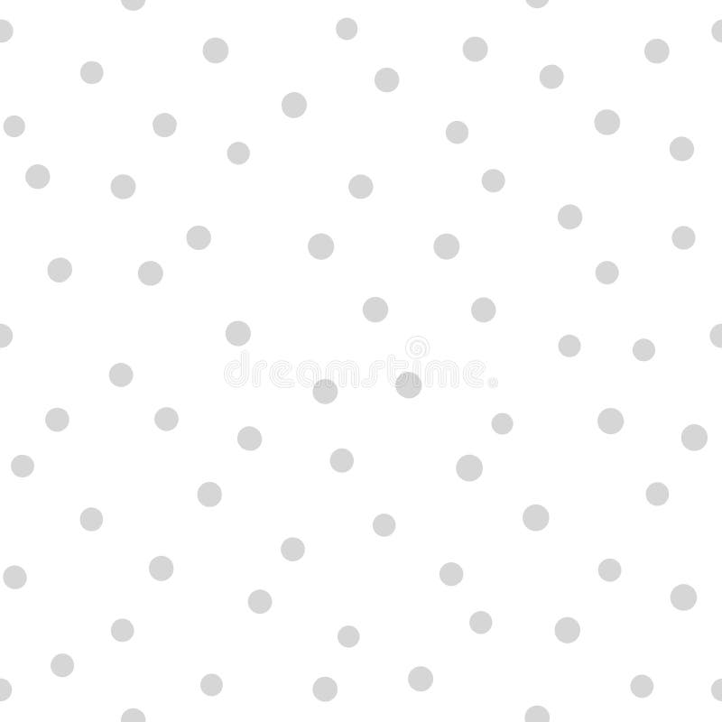 Seamless Polka Dot Pattern. Vector Abstract Texture with Random Hand ...