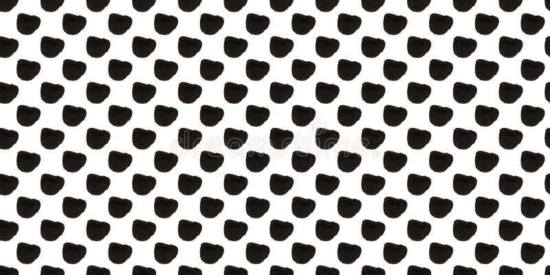 Seamless Polka Dot Pattern: Vector Illustration with Small Black ...