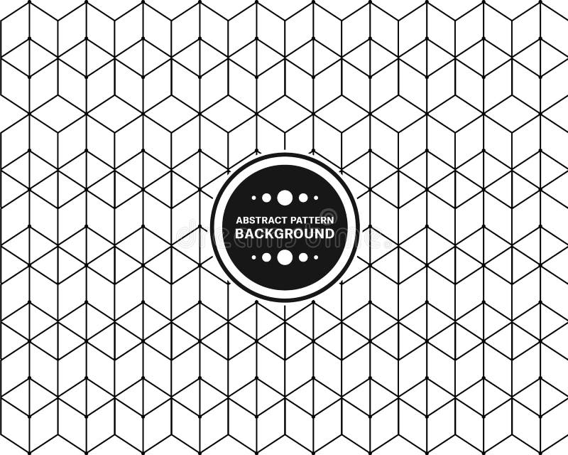 Seamless Polygon Line Background Stock Illustration - Illustration of ...