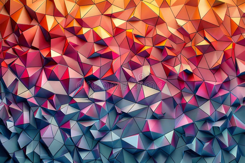 Seamless Polygon Pattern, Shape Background for Design Stock ...