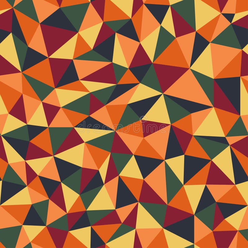 Seamless polygonal pattern stock vector. Illustration of polygonal ...