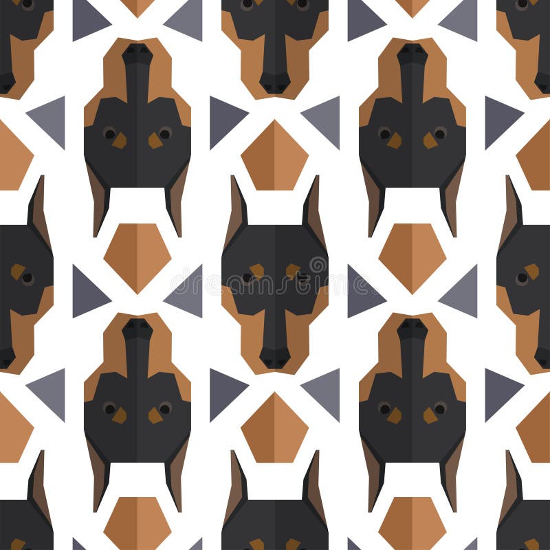 Doberman Geometric Stock Illustrations – 99 Doberman Geometric Stock ...