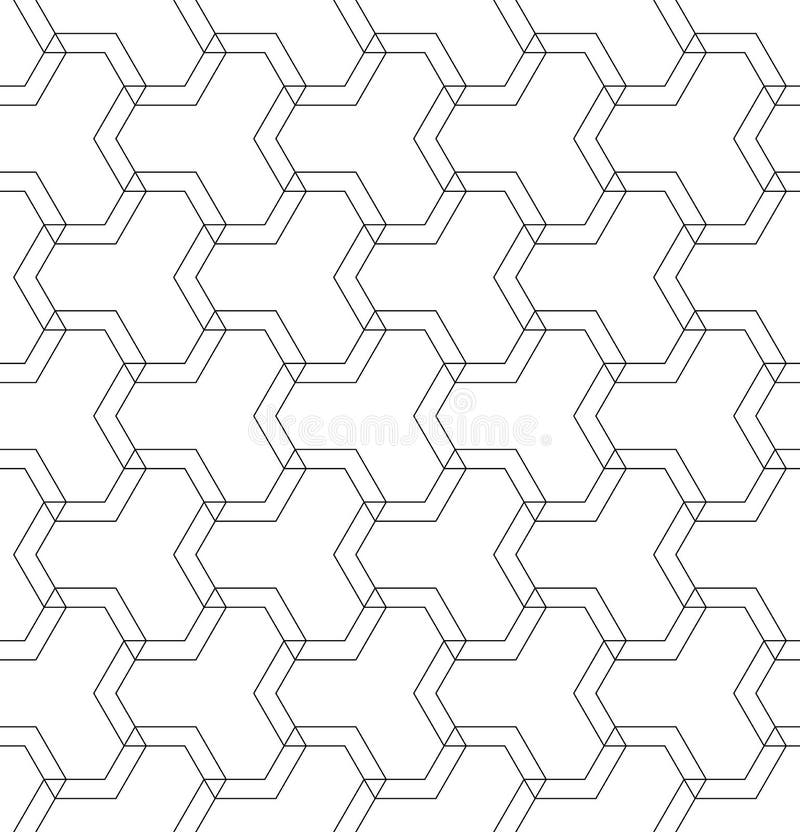 Seamless Polygonal Patterns Set. Geometric Textures Stock Vector ...