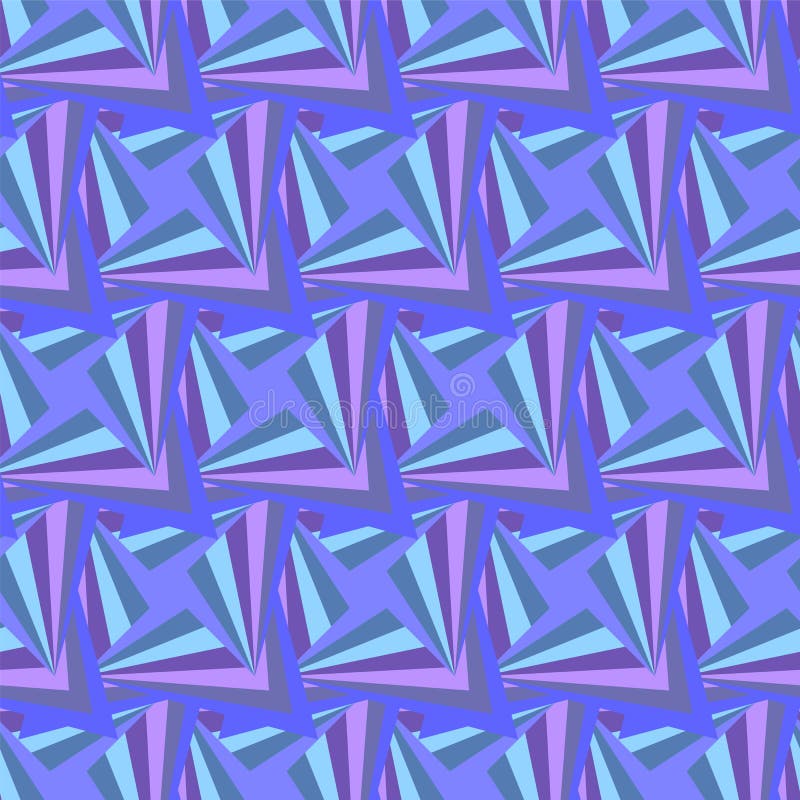 Seamless Polygonal Violet Pattern. Geometric Abstract Background Stock ...